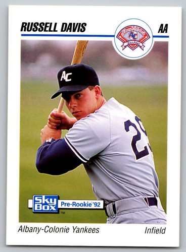 1992 SkyBox AA #2 Russ Davis Albany-Colonie Yankees | eBay