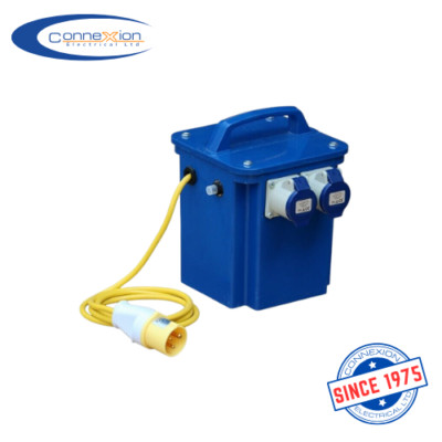 Connexion 3.3kVA Step Up Transformer 2 x 16A Sockets 240V 16A 110V Plug ...