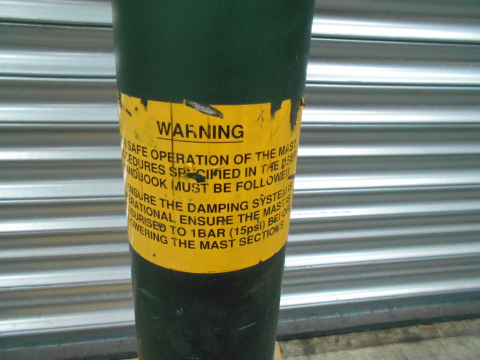 Racal 12 Metre Intermediate Pump Up Telescopic Mast Used | eBay UK