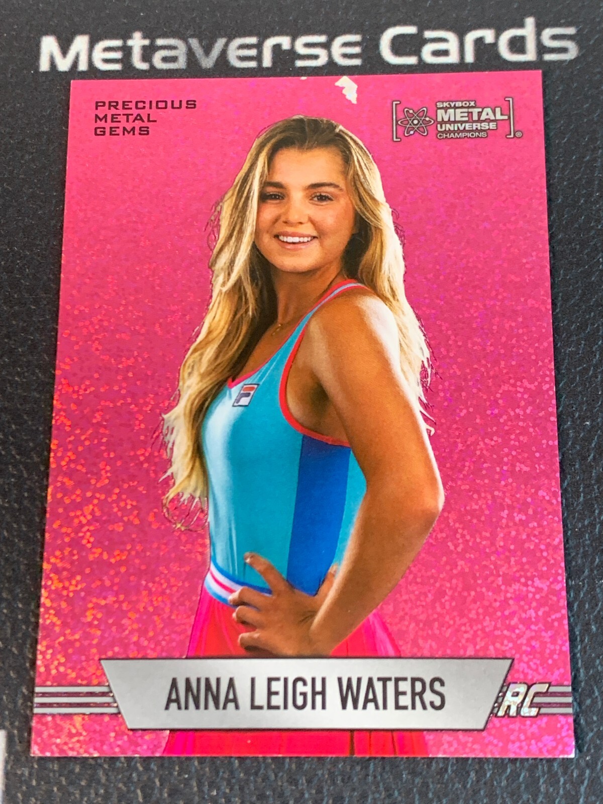 2024 Metal Universe Fresh Foundation PMG Pink FX RC Anna Leigh Waters ...