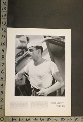 1934 JAMES CAGNEY NAVY SAILOR ACTOR DANCER STAGE FILM MOVIE PHOTO ...