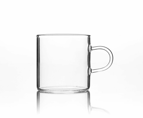 Elegant Clear Glass Mini Gongfu Teacup Small Coffee Mug with Handle ...