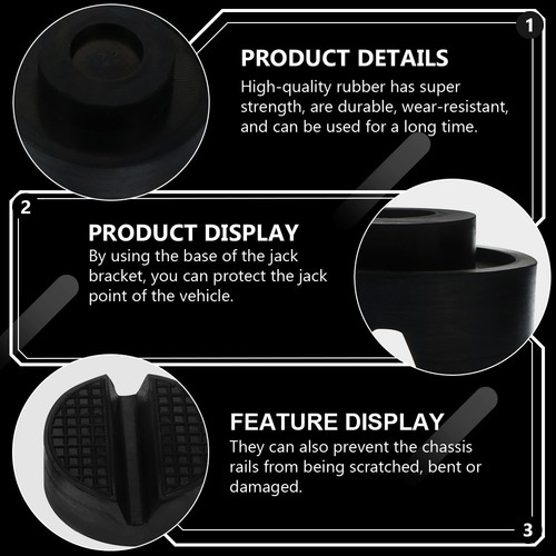 4 Pcs Automotive Tools Support Block Lift Jack Pads Stand Rubber | eBay UK