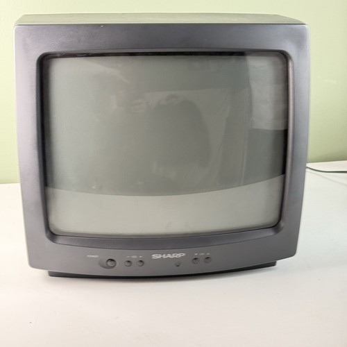Sharp 13" CRT TV 13G-M60 Television Tested & Working Gaming Coaxial | eBay