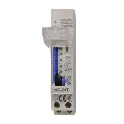 24 Hour Analog Din Rail Timer 1 Pole 16A | eBay Australia