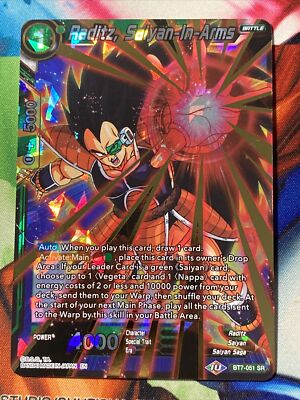 Raditz Saiyan In Arms BT7-051 SR Dragon Ball Super Card Game TCG | eBay