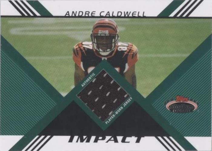 2008 Topps Stadium Club - Impact Relics Andre Caldwell #IR-AC /1349 ...