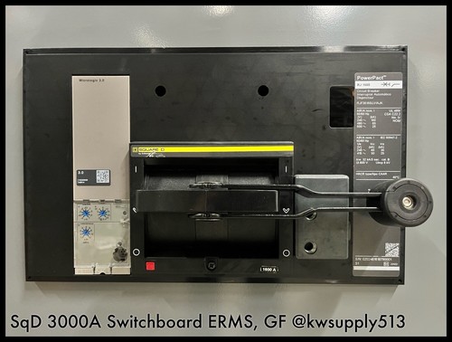 Square D QED 3000A Switchboard 480V 3P/4W with 1600/2000A Sections ERMS ...