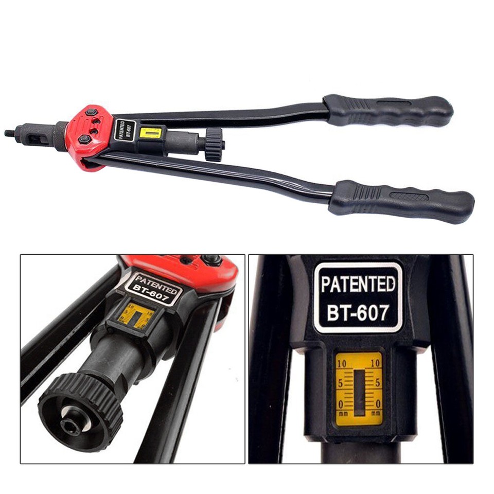 Rivet Gun Kit Rivnut Thread Setting Tool Nut Setter NutSert Metric SAE ...