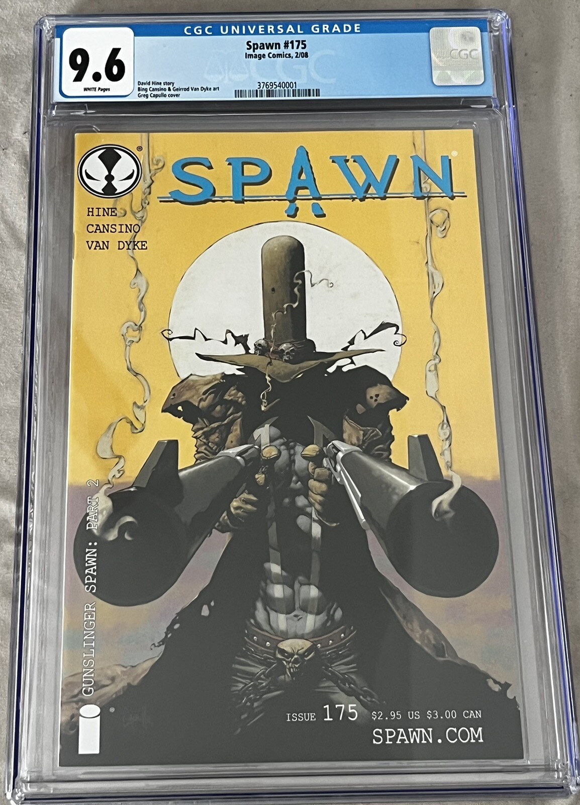 Spawn #175 CGC 9.6 Gunslinger Spawn!! 2nd Full Appearance!! | eBay