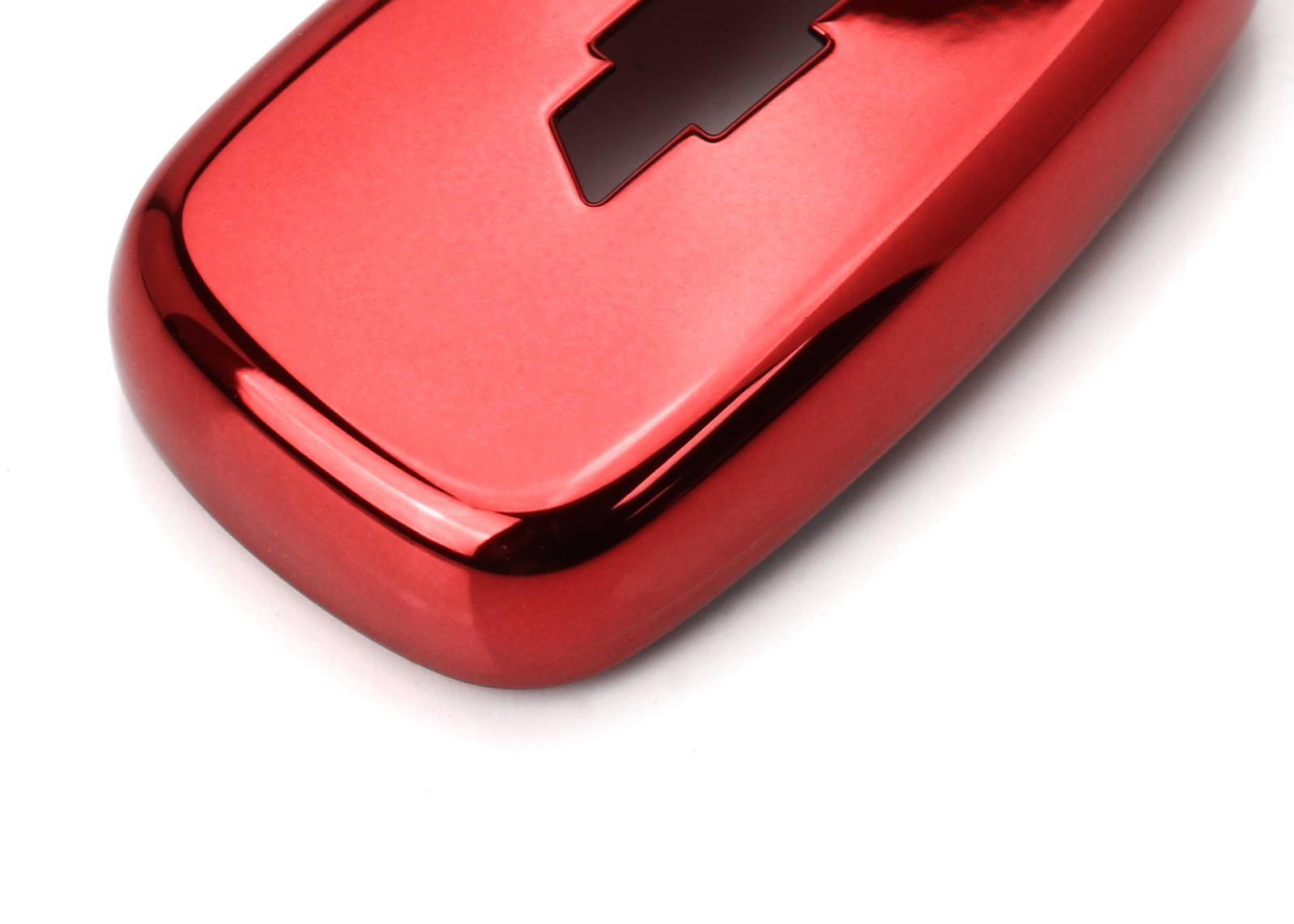 Glossy Red Smart Key Fob Shell For Chevy Camaro Malibu Cruze Spark Volt ...
