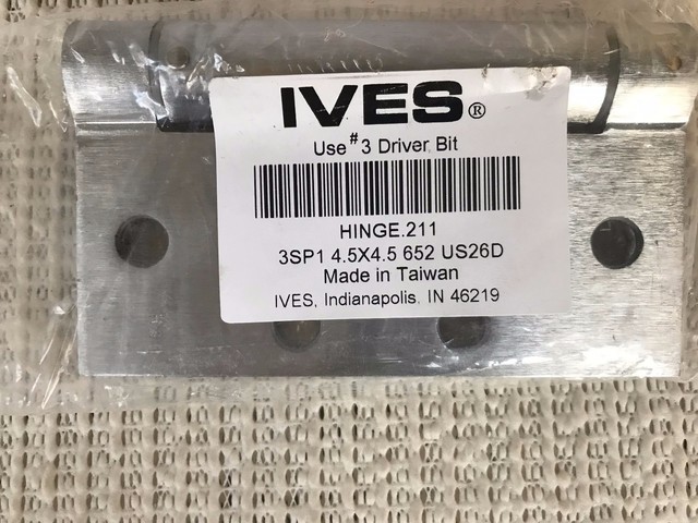 20 IVES Hinge 211 Ball Bearing 3sp1 4.5 652 Us26d for sale online | eBay