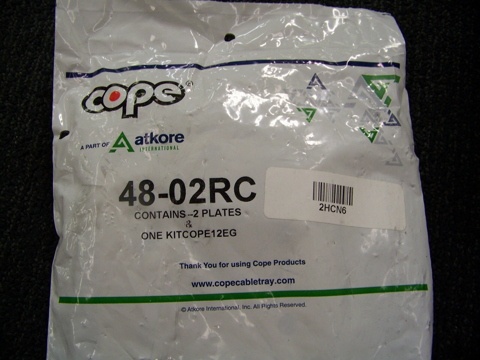 Cope ATKORE Int. Splice Plate Kit Contains 2 plates 1 Kitcope 12EG | eBay