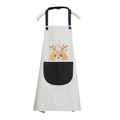 Cooking Workwear Cute Oil-proof Waterproof Cartoon Cooking Overalls ...
