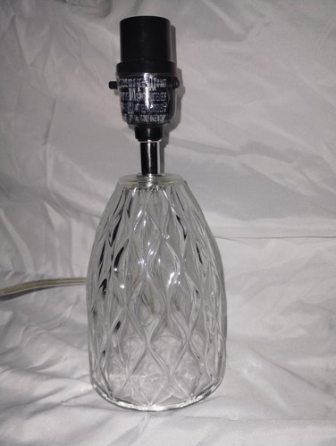 Clear Lamp With Mermaid Scale Design, Clear Cord , Hollow Bottom | eBay