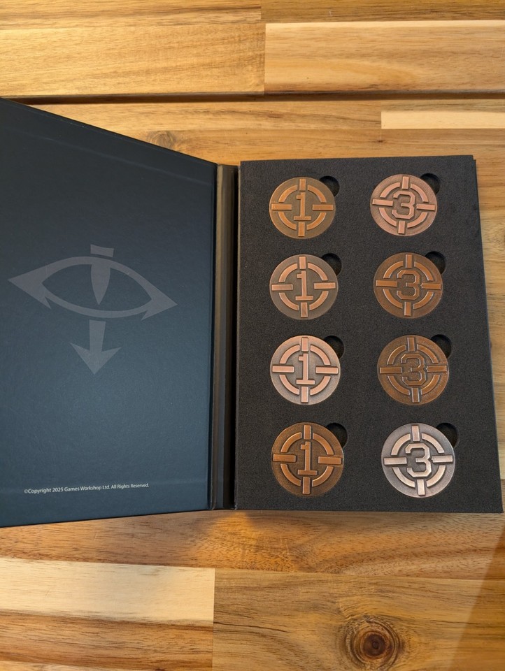 Warhammer Horus Heresy Metal Coin Objective set (Limited Edition) | eBay