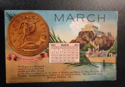 Mint USA Advertising Postcard Eagle Pencil Co Pencils and Pens Broadway ...