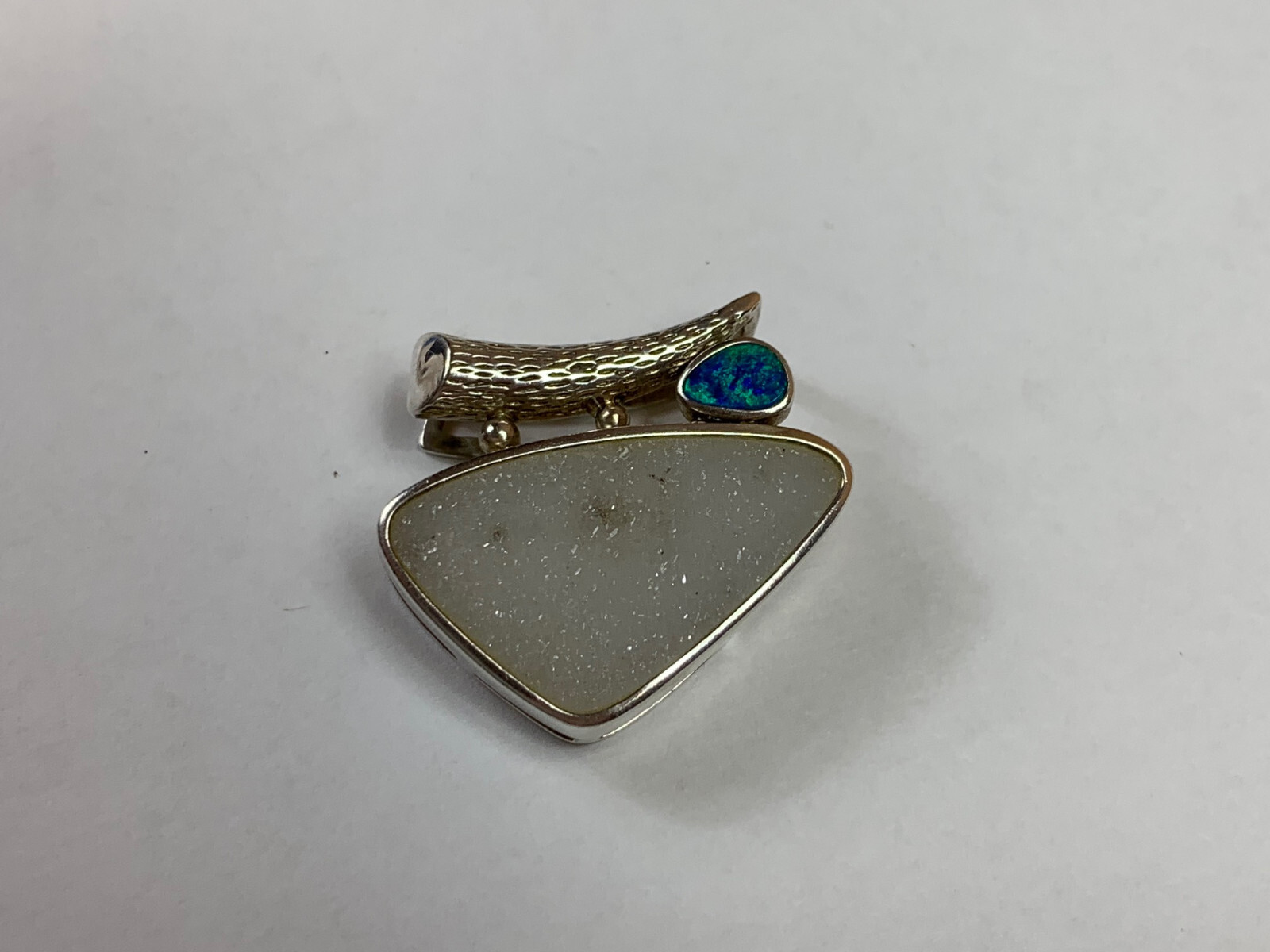 WK Whitney Kelly Sterling Silver Quartz & Fire Opal S… - Gem