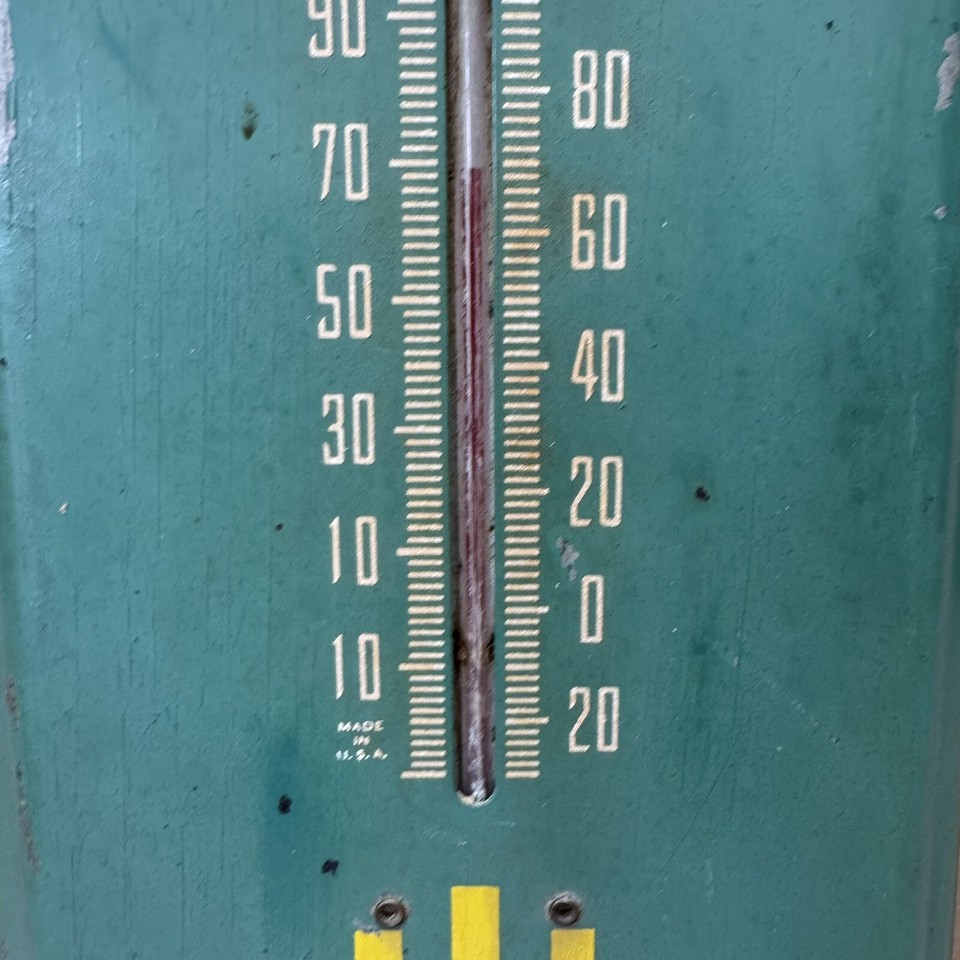 DOUBLE COLA Thermometer Soda Tin Sign Great Aged Colors Advertising ...