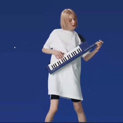 YAMAHA SHS-300BU SonoGenic Mini Keytar Blue 37 Keys with Strap USB New ...