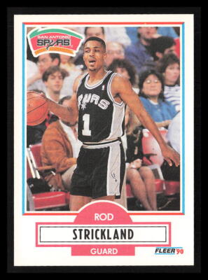 Rod Strickland 1990 Fleer #173 San Antonio Spurs | eBay