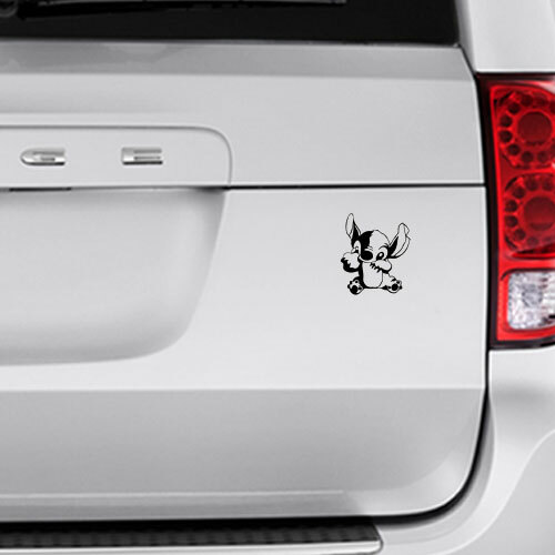 Disney Stitch Eat Apple for Apple Macbook Air / Pro Laptop Vinyl Decal ...