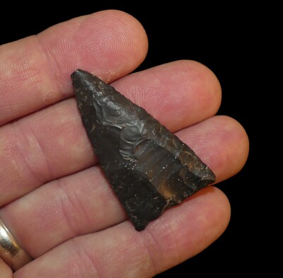 EARLY TRIANGULAR SOUTH TEXAS AUTHENTIC INDIAN ARROWHEAD ARTIFACT ...