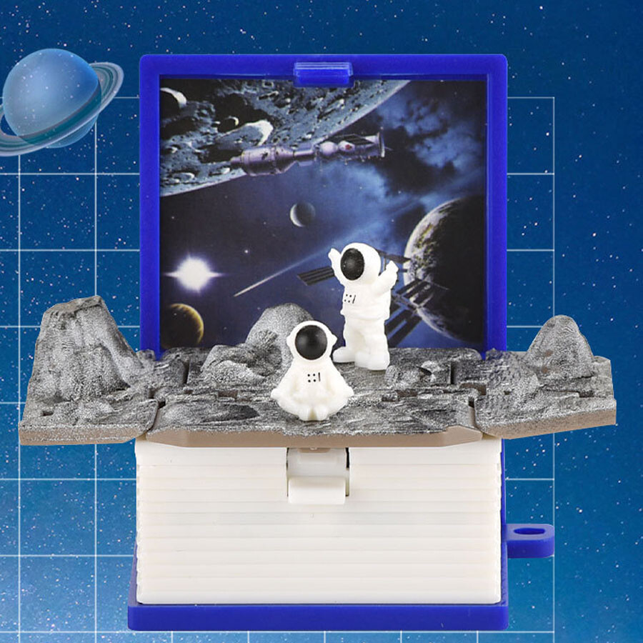 Astronaut Shoebox Diorama