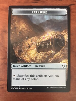 Treasure Token 024 MTG Magic the Gathering Card NM Near Mint Dominaria ...