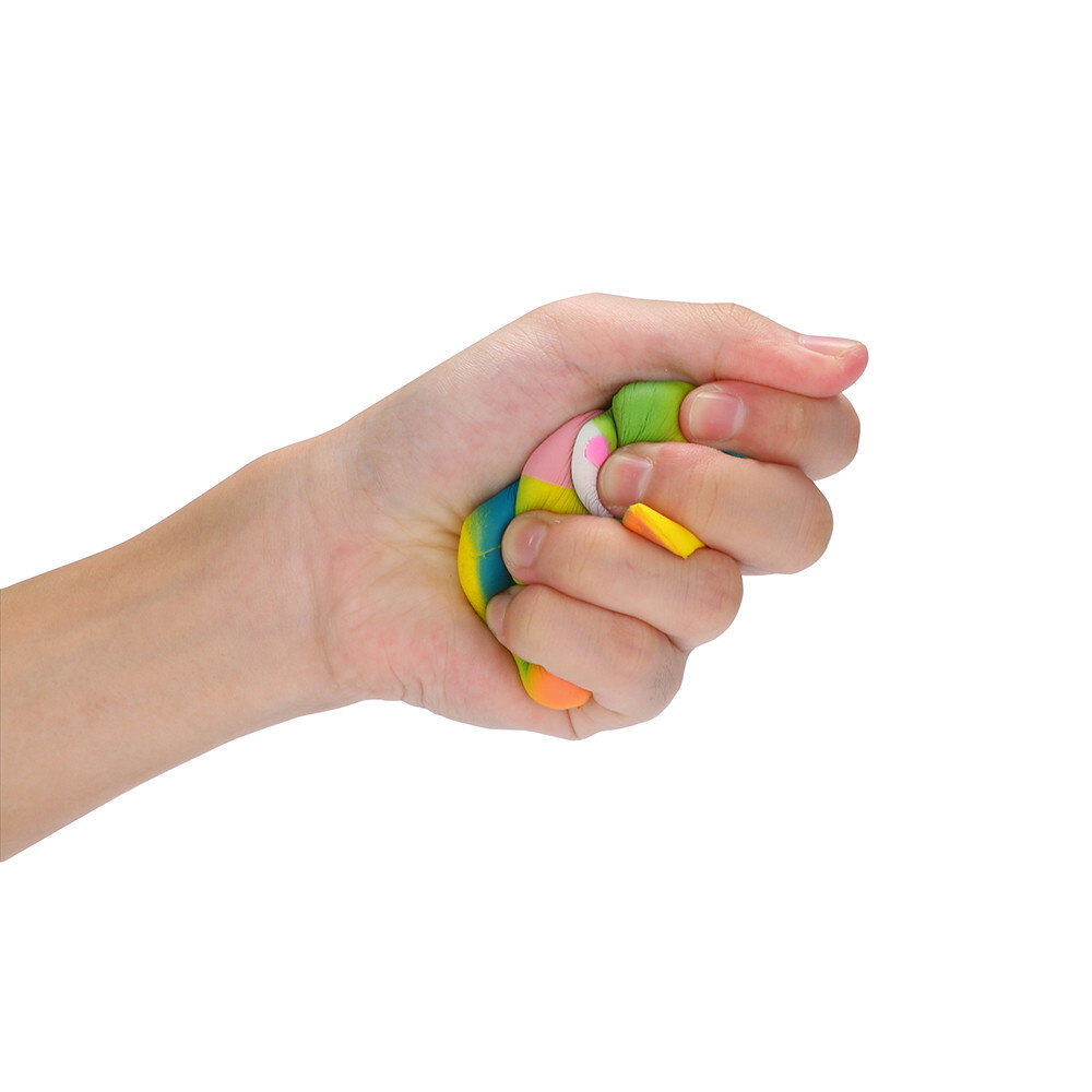 Squeeze Stress Reliever Cute Fox Cream Scented Slow Rising Toys Birdie ...