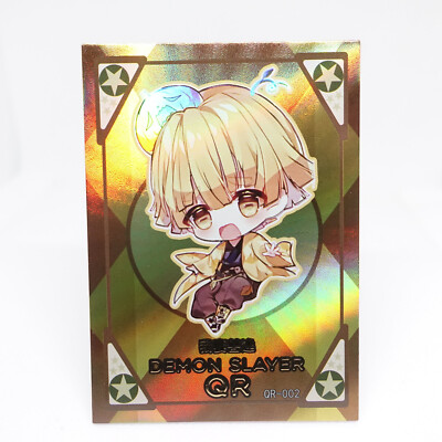 Demon Slayer QR Zenitsu Halloween QR Holo Foil Trading CCG TCG Card | eBay