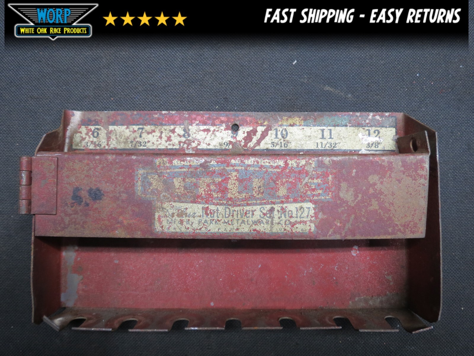 MADE IN USA VINTAGE XCELITE 127 METRIC NUTDRIVER MOUNT HANGER CASE | eBay