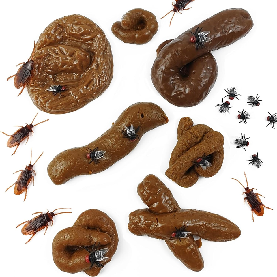47PCS Fake Poo Kit Realistic Fake Turd Prank Floating Poo, Fake Dog ...