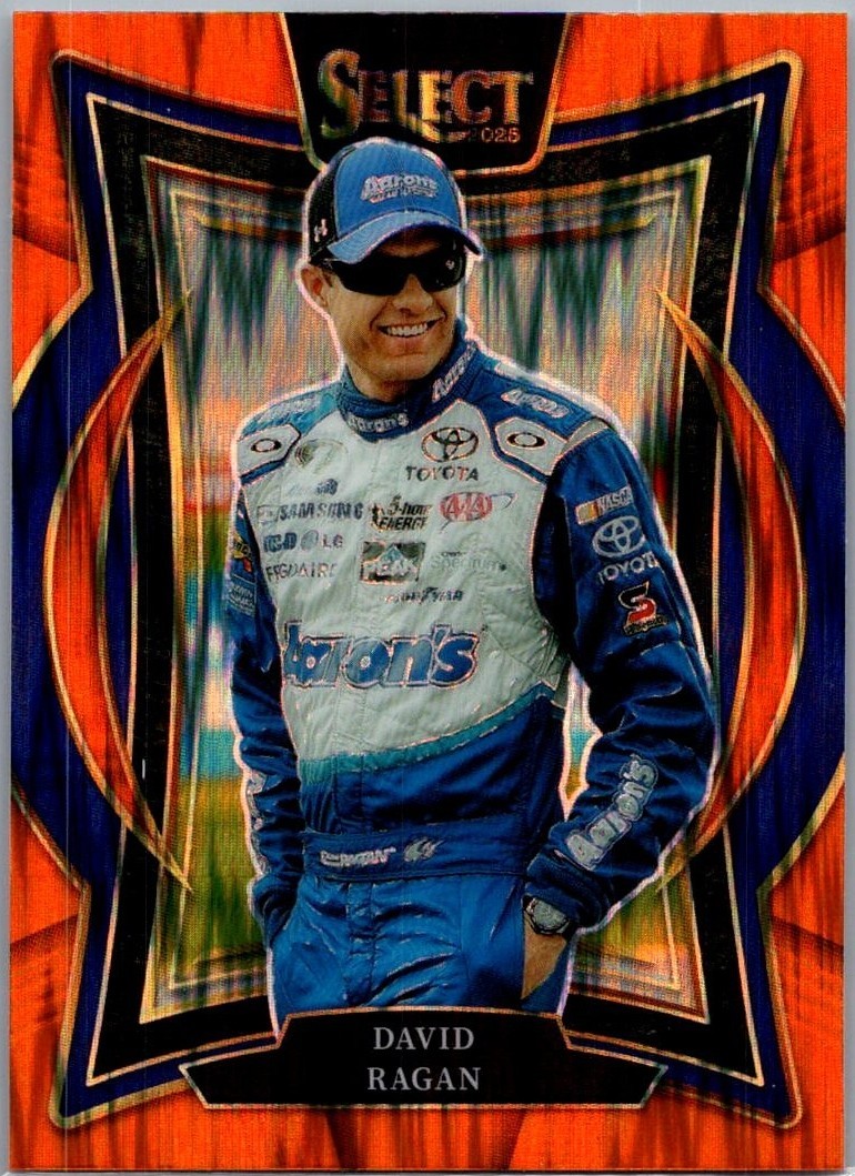 2025 Panini Select - Grandstand David Ragan, David Ragan #81 Orange ...