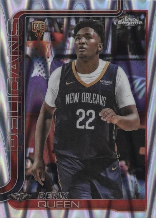 2025-26 Topps Chrome - Derik Queen #263 RayWave Refractor (RC) for sale ...