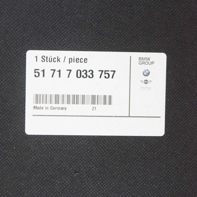 51717033757 Coating Underbody Left Original BMW 5 E60 E61 for sale ...