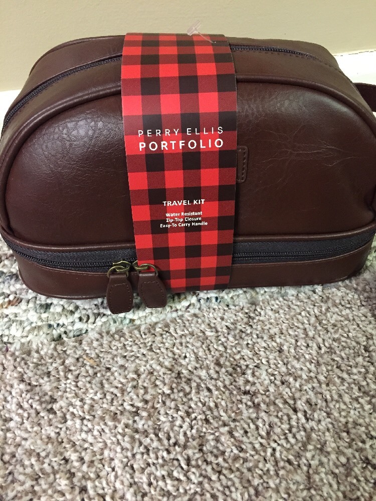 Men's Travel Kit Perry Ellis Black C5 for sale online | eBay