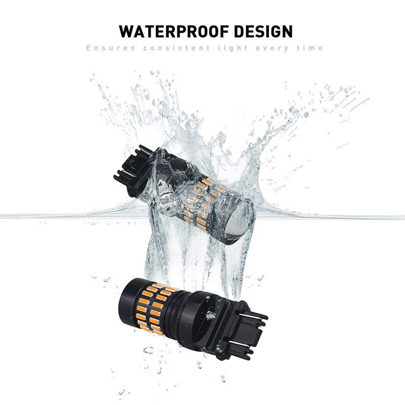 4* AUXITO 3157 3757 LED AMBER Turn Signal Bulb for Chevy Silverado 1500 ...