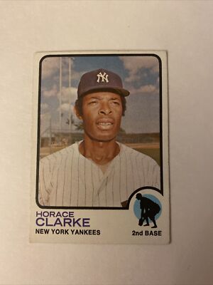 1973 Topps Baseball Horace Clark New York Yankees Card #198 | eBay