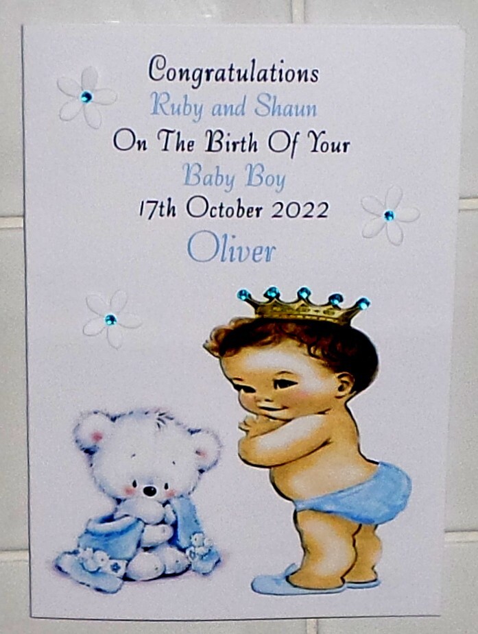 Congratulations On Your Baby Boy 51 New Baby Card Congratulations