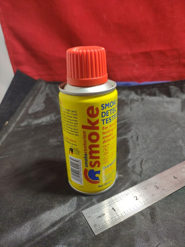 SMOKE CENTURION SDI AEROSOL SMOKE DETECTOR TESTER 2.6 OZ CAN M8 SMOKE ...