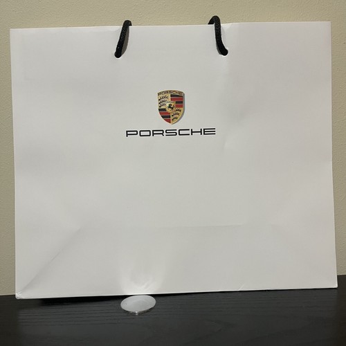 Lot of FIVE 5 Porsche Merchandise Paper Gift Bags 10"x12"x5" White ...