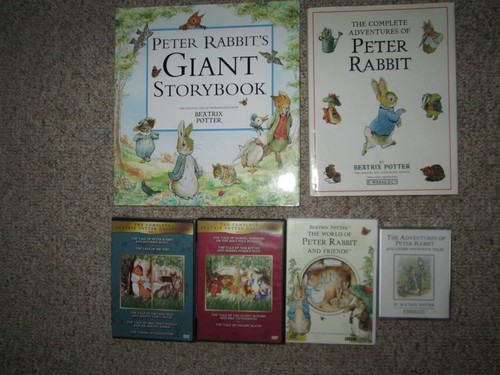 Lot of Peter Rabbit/Beatrix Potter Books, DVDs, Cassettes | eBay