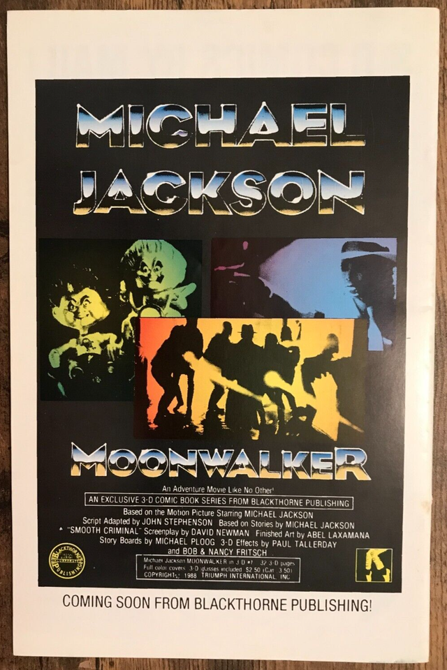 G.I. Joe In 3-D Annual #1 Vs Cobra Moonwalker Ad w/o Glasses ...