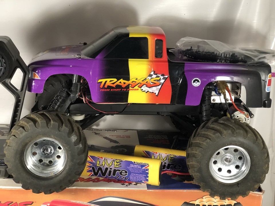 Vintage Traxxas HighPerformance RTR RC Monster Racing Truck Stampede ...