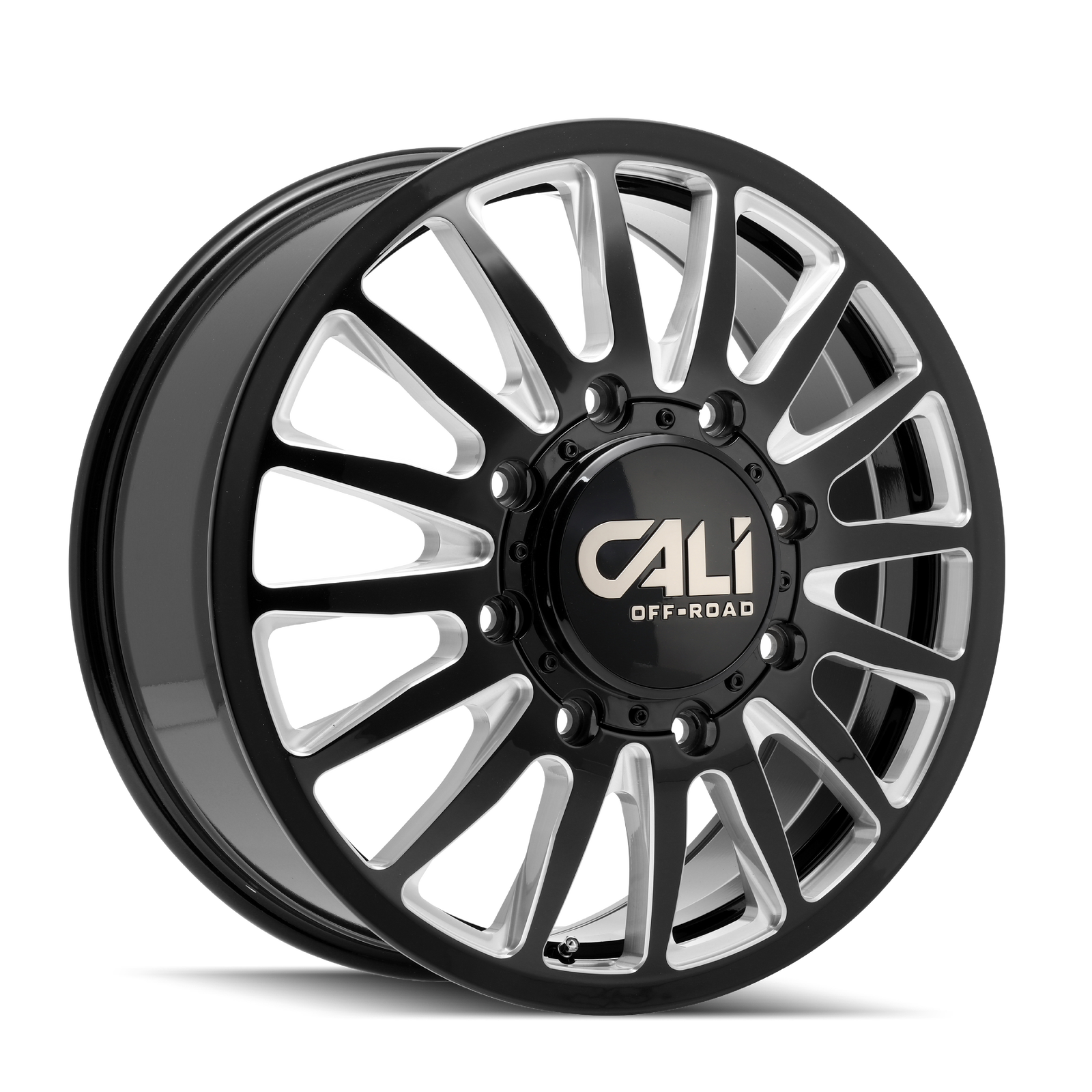 Cali Off-Road Summit Dually Wheel 9110D Matte Black 20X8.25 8-170 115mm ...
