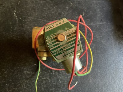 NEW ASCO RED-HAT 8210G4 SOLENOID VALVE W/ MP-C-080 COIL 24VDC 238710 ...