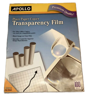 Transparency Film - Transparency Film For Plain Paper Copier