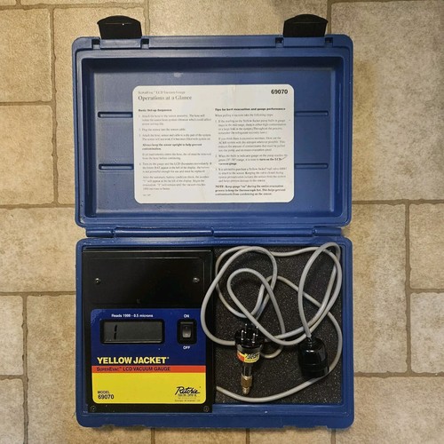 Ritchie Yellow Jacket 69070 SuperEvac LCD Vacuum Gauge | eBay