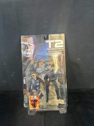 McFarlane Toys Movie Maniacs 4 Terminator 2 T-1000 Action Figure 2001 ...